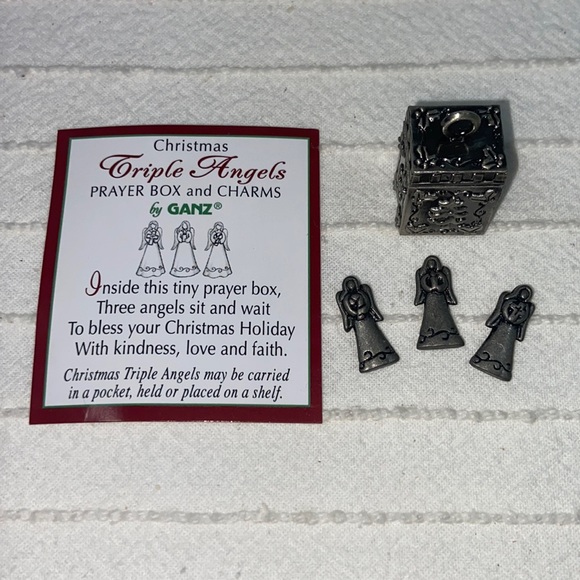 GANZ | Holiday | Authentic Ganz Triple Angels Christmas Prayer Box ...